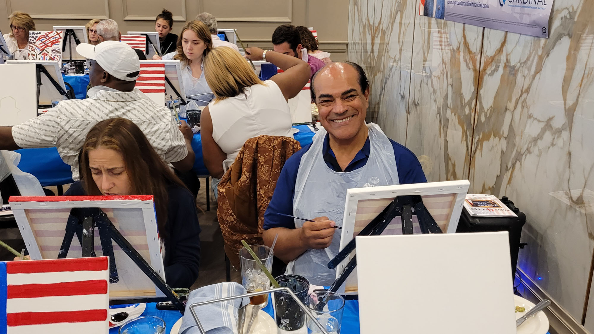 Paint Night Fundraiser for Paint 4 a Vet - Long Island Professional Network